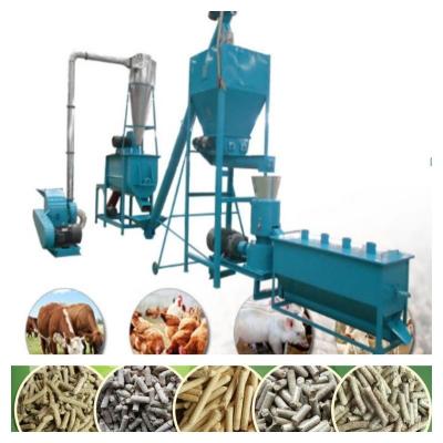 China 3kW-30kW Feed Pellet Mill Machine 50-1200kg/h Capacity 2.5-12mm Pellet Size for Livestock for sale