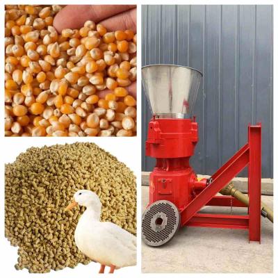 China 3 Rollers PTO Pellet Mill for Tractor 10-80 HP with 80-1200kg/h Capacity Animal Feed Production for sale