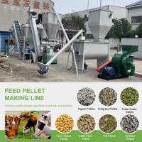 China 1-5 Ton/H Ring Die Pellet Machine for Cattle Feed Production with 3-5t/h Capacity and 1.5-12mm Pellet Size Range for sale