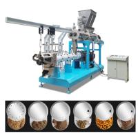 China Floating Fish Feed Production Line 300-2000kg/h Capacity with 5.5-132kW Motor Power for sale