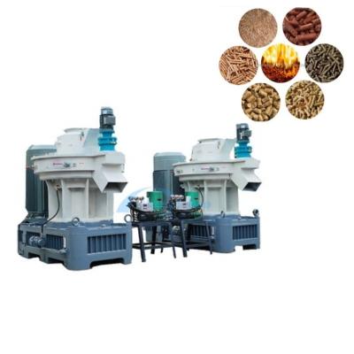 China CE Vertical Ring Die Pellet Mill Machine 55-160kw Wood Sawdust Fuel Pellet Making Machine for sale