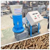 China Industrial Wood Pellet Machine 300kg/H 22kw Rollers Rotated Biomass Pelletizer for sale
