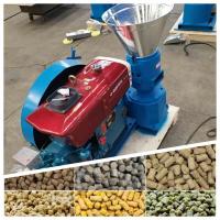 China Diesel Engine Wood Pellet Mill 15-55HP 80-450kg/h Biomass Pellet Machine for sale