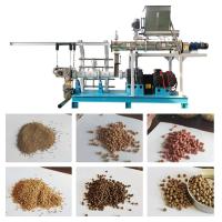 China Wet Type Twin Screw Feed Extruder 300-2000 kg/h Capacity Floating Fish Feed Production Machine for sale