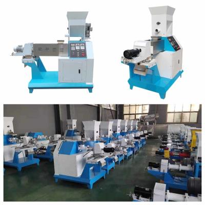 China Dry Type Fish Feed Extruder Machine 100-200kg/H Capacity with 5.5-160KW Power for Tilapia and Pet Food Production for sale