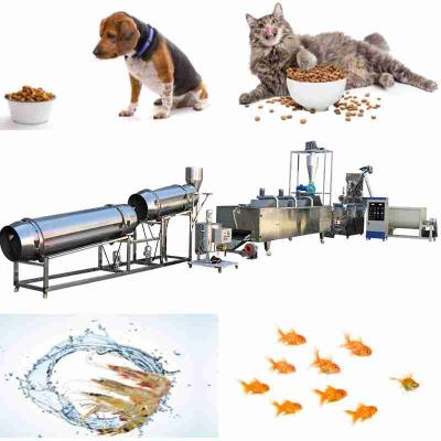 China 1T/H Floating Fish Feed Production Line SGS Fish Feed Pellet Extruder Machine 0.8-20mm for sale