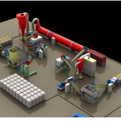 China Vertical Ring Die Biomass Pellet Production Line 5 Ton/H Capacity with CE BV Certification for Wood Chips and Rice Husk for sale