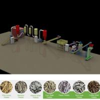 China 1TPH Biomass Pellet Production Line with 2-20t/h Capacity and 95% Durability for Wood Pellets for sale