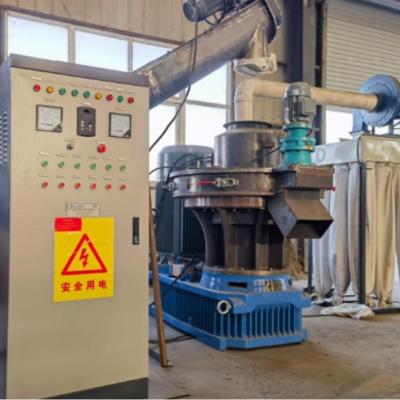 China 1-4T/H Automatic Wood Pellet Mill Ring Die Biomass Pellet Machine 380V 6-12mm for sale