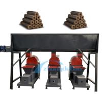 China 18.5kW Germany Sawdust Pine Charcoal Briquetting Machine | 200-500kg/h Capacity | 50mm Briquettes for sale