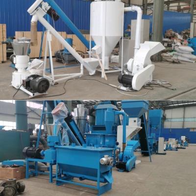 China Feed Pellet Mill 22-150kw 1-13 T/H Poultry Chicken Feed Pellet Machine Animal Granulator for sale
