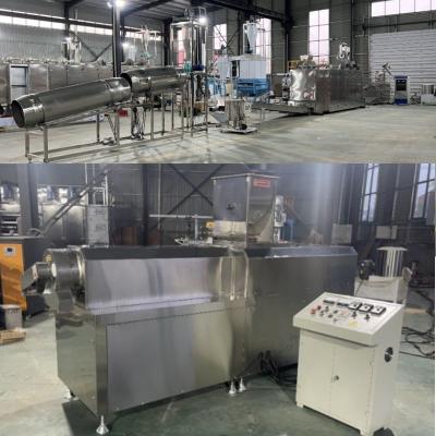 China 160KW Twin Screw Fish Feed Extruder Machine 50-2000kg/h Capacity for Aquatic and Pet Food Production for sale