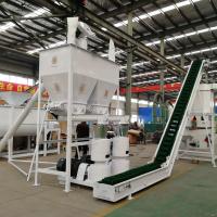 China 1-20T/H Feed Pellet Production Line Chicken Feed Pellet Machine 110-400KW for sale