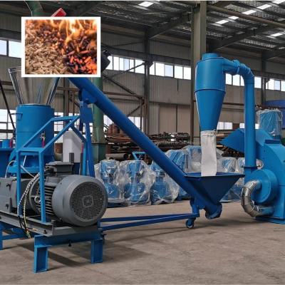 China Commercial Wood Pellet Machine 22-55KW with 250-800kg/h Capacity for Biomass Processing for sale