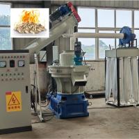 China 4-12mm Biomass Pellet Production Line with 1-3t/h Capacity for Wood Chips and Agricultural Waste for sale
