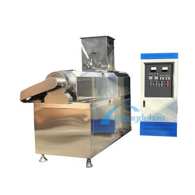 China Twin Screw Fish Feed Extruder 200-500kg/h Dry Type Dog Food Pellet Making Machine for sale