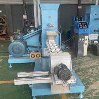 China 50-2000kg/H Dry Fish Feed Extruder Machine with 5.5-160 KW Power Range for Floating Animal Feed Production for sale