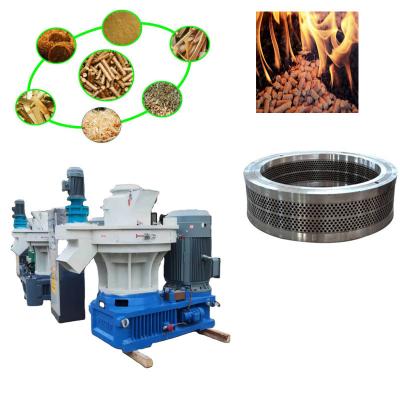China 6-12mm Wood Pellet Mill Machine 380V Biomass Pellet Extruder for Sawdust Straw for sale