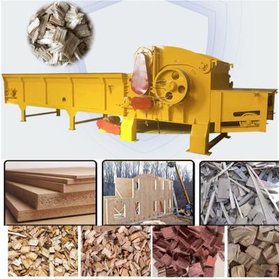 China Industrial Wood Chipper Crusher Machine 90-200KW Capacity 8-25TPH for Biomass Waste for sale