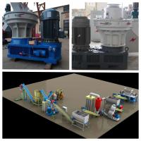 China Vertical Ring Die Pellet Mill 75-220kw 0.8-3.5t/h for Hardwood Rice Husk Pellets for sale