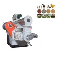 China Horizontal Ring Die Pellet Machine 1-13 T/h Capacity with 1.5-12mm Pellet Size for Animal Feed Production for sale