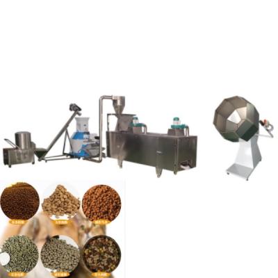 China 40-2000kg/H Floating Fish Feed Extruder Machine with 5.5-132kW Power for Pet Food Production for sale