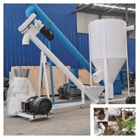 China 250-500kg/H Animal Feed Pellet Production System with 7.5-22kW Granulator and Optional 1-10mm Molds for sale
