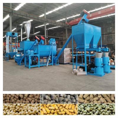 China Zhongdebao EWPL150-400 Feed Pellet Maker 7.5-30kW Automatic Production Line with 0.1-1t/h Capacity for sale