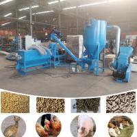 China Automatic Feed Pellet Maker 300-800kg/H Capacity with 380V/220V Voltage Options for Animal Feed Production for sale
