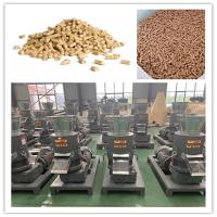 China 55kW Flat Die Wood Pellet Machine 250-800kg/H Capacity with CE Certification for Biomass Processing for sale