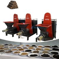 China Biomass Briquetting Machine 18.5kW for Wood Waste & Sawdust with 50mm Briquette Output for sale
