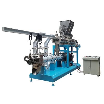 China Koi Feed Production Line Ornamental Floating Fish Feed Extruder 300-2000kg/h for sale