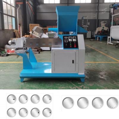 China Single Screw Feed Puffing Extruder Mill 40-2000kg/h Capacity 1mm-20mm for Animal Pet Food for sale