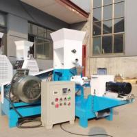 China Aquatic Pet Feed Screw Extruder 60-80kg/H 11kw 50mm for Floating Sinking Fish Feed for sale