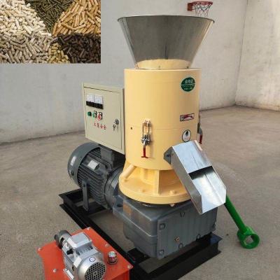 China PLC Controlled Mobile Wood Pellet Production Line 300-500kg/H Biomass Pellet Mill for sale