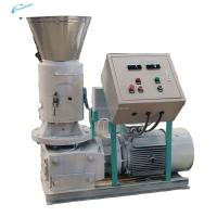 China Moving Roller Wood Pellet Mill Machine 250-350 kg/h 22kW for Biomass Sawdust for sale