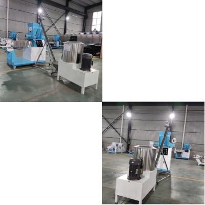 China Dry Type Fish Feed Extruder Machine 160KW Floating Sinking Dual Use for sale
