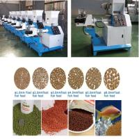 China Commercial Animal Feed Extruder Puffing Machine Floating Fish Feed Making Machine for sale