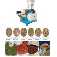 China Dry Type Single Screw Fish Feed Extruder 50-2000kg/h 5.5-160KW for Small Business Farm Use for sale