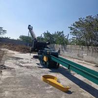 China 55kW Industrial Wood Chipper Machine with 3.5-6T/H Capacity and 600mm Conveyor System for Wood Recycling for sale