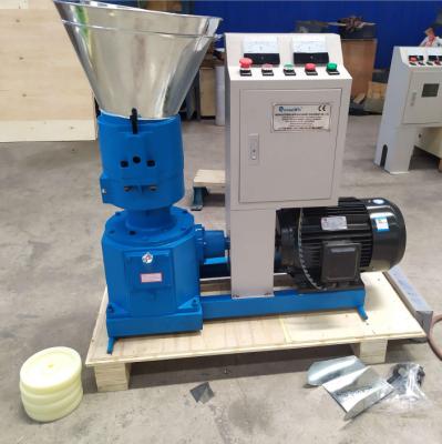 China Automatic Feed Pellet Maker 200-1200 kg/h Carbon Steel Animal Feed Pellet Mill 7.5-30kw for sale