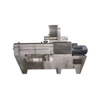 China Stainless Steel Screw Feed Extruder for Dog & Cat Food Production - 40-350 kg/h Capacity, 5.5-27 kW Power for sale