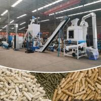 China Animal Feed Pellet Production Line 0.5-30 T/H Ring Die Pellet Mill 1-12mm for sale