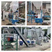 China Automatic Bagging Machine Animal Feed Pellet Production Line 0.5-30 Tons/Hour Capacity 1-12mm Pellet Size for sale