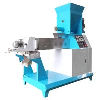 China Floating Fish Feed Production Line 37-160kw 1-2t/H Capacity CE SGS for sale