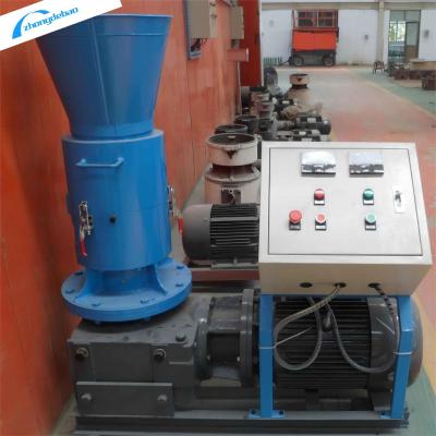 China Moving Roller Wood Pellet Mill Machine 250-350 kg/h for Biomass Sawdust Pellet Production for sale