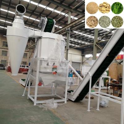 China Animal Feed Pellet Production Line 1-12 t/h Poultry Feed Pelletizing Machine for sale