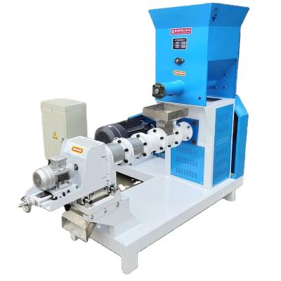 China Electrically Heated Screw Feed Extruder 40-2000kg/h 220V/380V Pet Food Processing Machine for sale