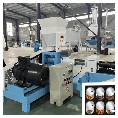 China Electrically Heated Stainless Steel Fish Feed Extruder 50-2000kg/h Capacity for sale