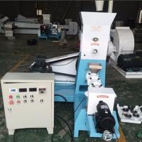 China Fish Feed Extruder Machine 100-120 kg/h 15 kw for Floating Pellets Flower Shapes for sale